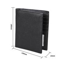 China RFID Blocking Passport Wallet with 10 Card Slots and 2 ID Windows for sale