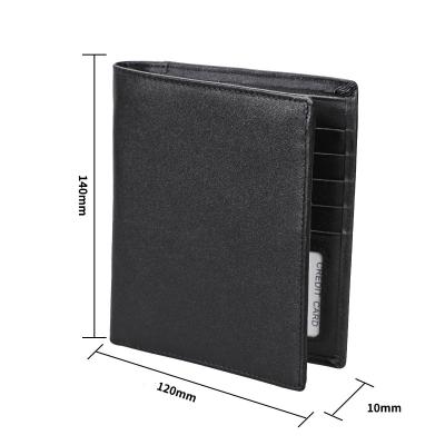 China RFID Blocking Passport Wallet with 10 Card Slots and 2 ID Windows for sale
