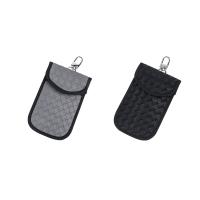 China Anti Spy Car Key Signal Shielding Pouch RFID Blocking Faraday Bag 2 Pack for sale