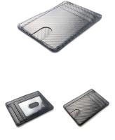 China Anti RFID NFC Card Holder Super Thin 0.8mm Blocking Wallet for Credit Card Protection for sale