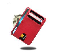 China Anti RFID NFC Card Holder Super Thin 0.8mm Blocking Wallet for Credit Card Protection for sale