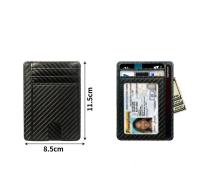 China Anti RFID NFC Card Holder Super Thin 0.8mm Blocking Wallet for Credit Card Protection for sale