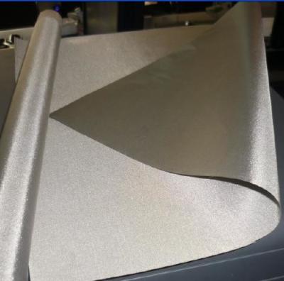 China Nickel Copper Conductive Cloth RFID Shielding Anti Electromagnetic Radiation Plain Woven 100mm for sale