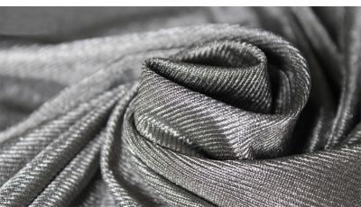 China Silver Fiber Antibacterial Conductive Fabric 60dB Shielding at 3GHz for Anti-Radiation Clothing for sale