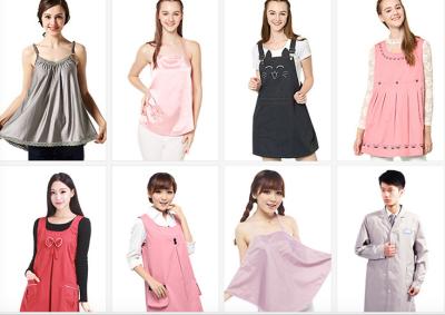 China Anti Electromagnetic Maternity Skirt 100% Silver 60dB Shielding Protection for sale