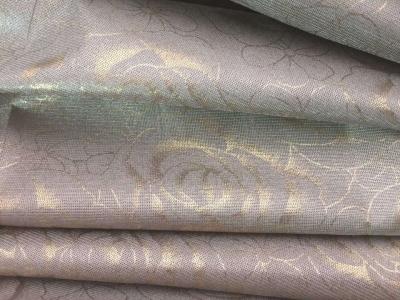 China Silver Fiber Flower Printed Anti Radiation Fabric 1.5m Width 80gsm for sale
