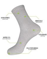 China silver fiber antibacterial conductive socks for earthing for sale