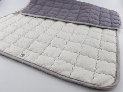 China Anti EMF Baby Grade A Cotton Silver Earthing Bed Pad Custom Size Grounding Sheet for sale