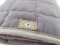 China Anti EMF Baby Grade A Cotton Silver Earthing Bed Pad Custom Size Grounding Sheet for sale