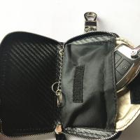 China RF Shielding Car Key Case 2 Layer Anti Theft Signal Blocking Pouch for sale