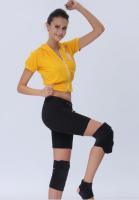 China Far Infrared Anion Tourmaline Self Heating Knee Protective Belt L XL Black Blue for sale