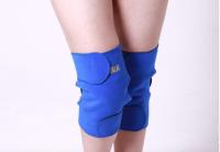China Far Infrared Anion Tourmaline Self Heating Knee Protective Belt L XL Black Blue for sale