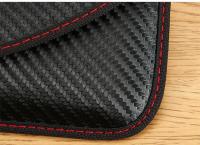 China RFID Blocking Anti Electromagnetic Carbon Fiber Pouch 19x10cm 75dB Shielding for sale