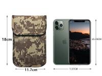 China RFID Shielding Phone Case Anti Thief Anti Spy 75dB Attenuation 18x11.7cm for sale