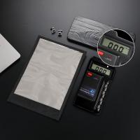China Anti Electromagnetic Radiation Translucent RFID Shielding Tablet Bag 32.5x23cm with Velcro for sale
