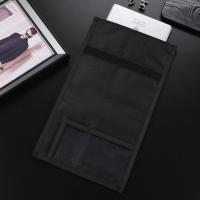 China Anti Electromagnetic Radiation Translucent RFID Shielding Tablet Bag 32.5x23cm with Velcro for sale