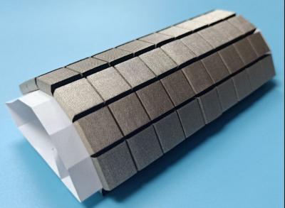 China Conductive Fabric Over Foam EMI Shielding Gasket 0.08mm Thickness 0.02-0.08 Ohm Square for sale