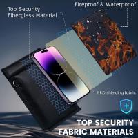 China flame retardant rfid blocking emf protection faraday bag for sale
