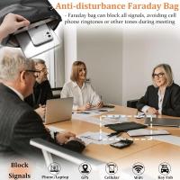 China Fireproof Faraday Bag Anti RFID Anti Radiation Signal Blocking 75dB 43x38cm for sale