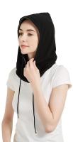 China silver fabric lining emf shielding hood with neck protection for sale