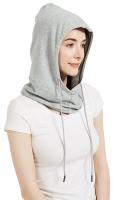 China silver fabric lining emf shielding hood with neck protection for sale