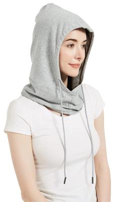 China silver fabric lining emf shielding hood with neck protection for sale