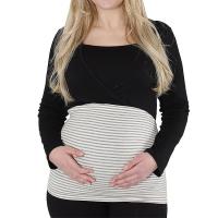 China Anti Radiation Belly Band for Pregnancy Baby Protection Silver Fiber Fabric 50DB Attenuation for sale