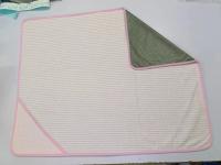 China Organic Cotton Silver Fiber EMF Protection Baby Blanket 72x90cm 45-60DB Shielding for sale