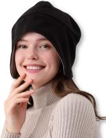 China EMF Protection Beanie Hat Anti Radiation 5G Blocking 60dB Attenuation Silver Fiber for sale