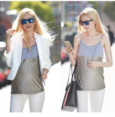 China Silver Fiber EMF Protection Maternity Dress 60dB Radiation Shielding for Pregnancy for sale