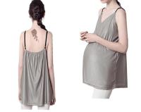 China Silver Fiber Maternity Dress 60dB EMF Protection for Pregnant Women Anti Radiation for sale