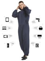 China Stainless Steel EMF Protection Faraday Suit Anti Radiation Clothing 10MHz-30GHz for sale