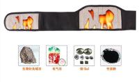 China Far-Infrared Tourmaline Self-Heating Anion Health Care Neck Belt L Size Black for sale