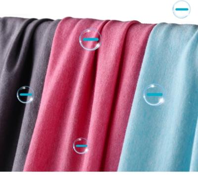 China Natural Seacell Fiber Antibacterial Fabric for Underwear 180gsm 95% Seacell for sale