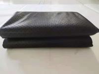 China Conductive Carbon Leather Grounding Earthing Mattress Cover Antibacterial Black Half Double Custom for sale