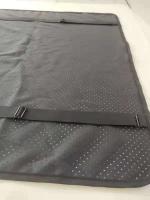 China Conductive Carbon Leather Grounding Earthing Mattress Cover Antibacterial Black Half Double Custom for sale