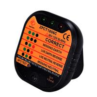China Universal Earthing Socket Tester for US UK EU Standards Circuit Grounding Tester for sale