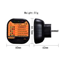 China Universal Earthing Socket Tester for US UK EU Standards Circuit Grounding Tester for sale