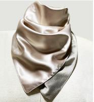 China Anti EMF Kerchief Thyroid Protection 48cm 90cm Silver Plated Fabric 55 65dB Shielding for sale