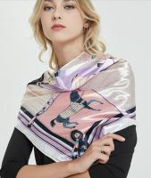 China Anti EMF Kerchief Thyroid Protection 48cm 90cm Silver Plated Fabric 55 65dB Shielding for sale