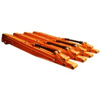 China Excavator Long Reach Boom And Arm Total Length 18Meters For Dredging River Or Subway for sale