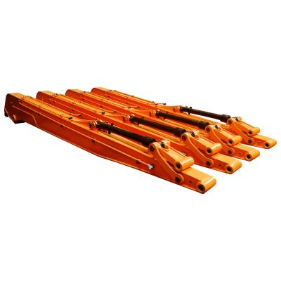 China Excavator Long Reach Boom And Arm Total Length 18Meters For Dredging River Or Subway for sale