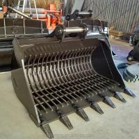 China High Performance Wide Skeleton Sieve Bucket for Komatsu PC200 Excavator - 20 Ton Capacity, 1.55m³ Volume, Q345/Q460/NM360/NM400/WH60/Hardox400 Material for sale