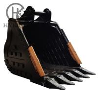 China Heavy Duty Hydraulic Excavator Bucket with 4m³ Capacity and High Quality Bucket Tooth for 70ton Excavators for sale