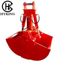 China Hydraulic Clamshell Grapple Bucket with 1.6m³ Capacity for 30ton Excavator Made of Q345B+HARDOX450 Material for sale