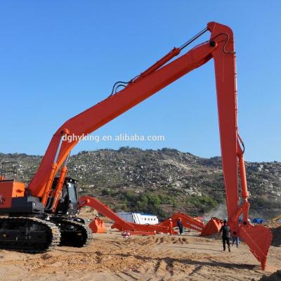 China OEM Standard Excavator Long Reach Boom with 34meters Maximum Reach and Q345B/Q690D Material for Heavy-Duty Dredging for sale