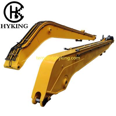 China Excavator Long Reach Boom and Arm with Q345B Material 32m Long Boom and 45 Degree Tapered Seam for Port Dredging for sale