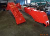 China Red Color Excavator Dipper Extension 3210 Mm Fold Height With Stick Cylinder for sale