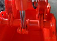 China Long Reach Excavator Grab Attachment Customized Red Color Big Cylinder Durable for sale