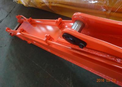 China Professional Long Reach Arm Boom For Excavators 6500 Mm Stick Length Yellow Color for sale